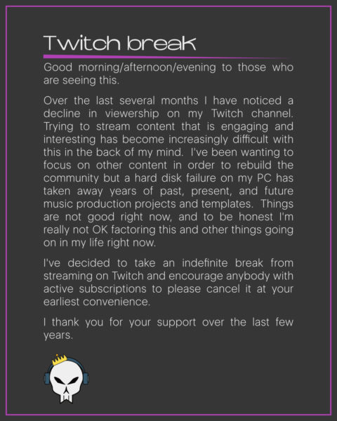 Twitch Break - Symbiotikat